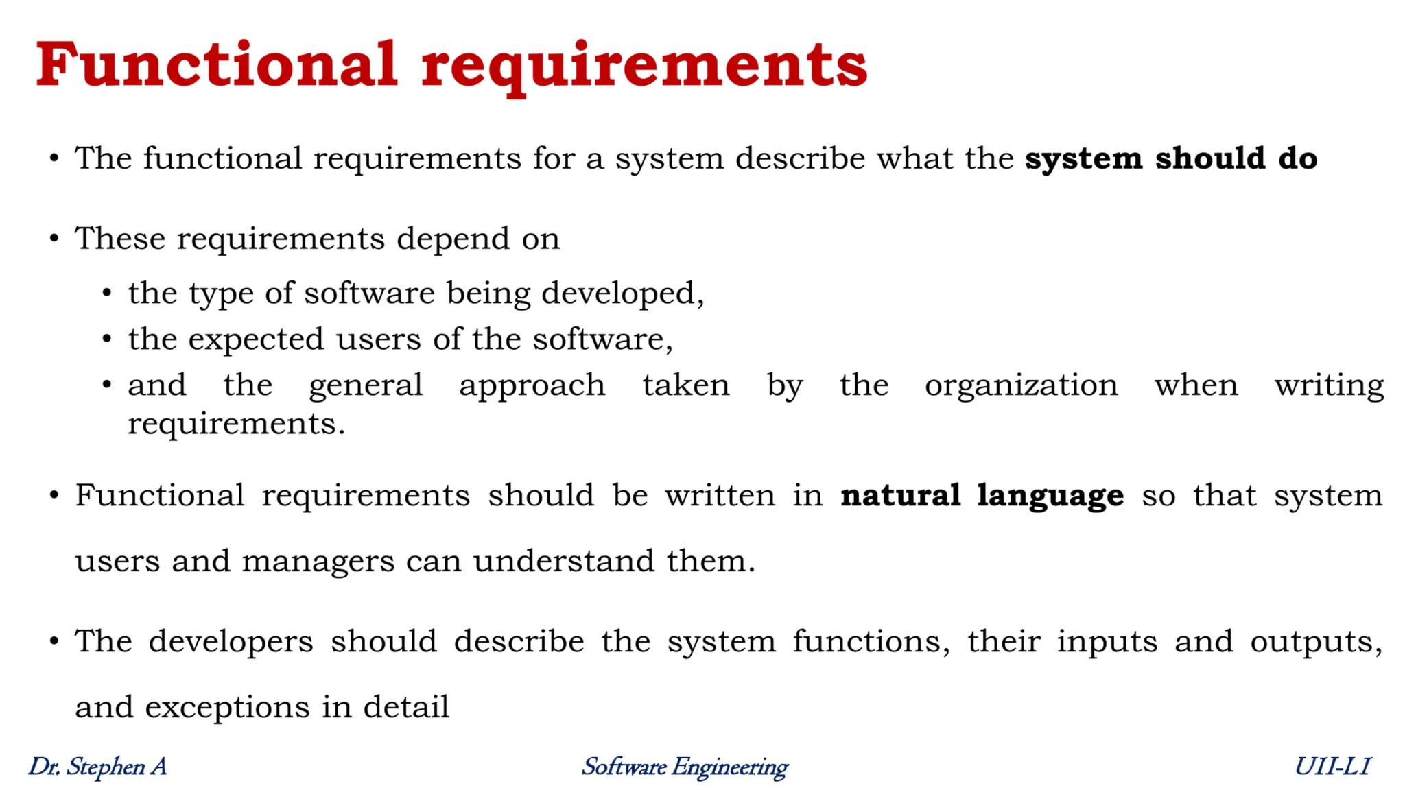 Unit 2 Lecture 1 Software Requirements Engineeringpdf Free Download