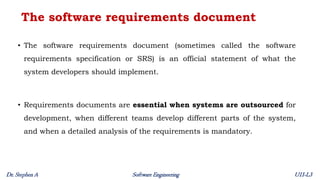 Unit 2 - Lecture 3 - The software requirements document.pdf