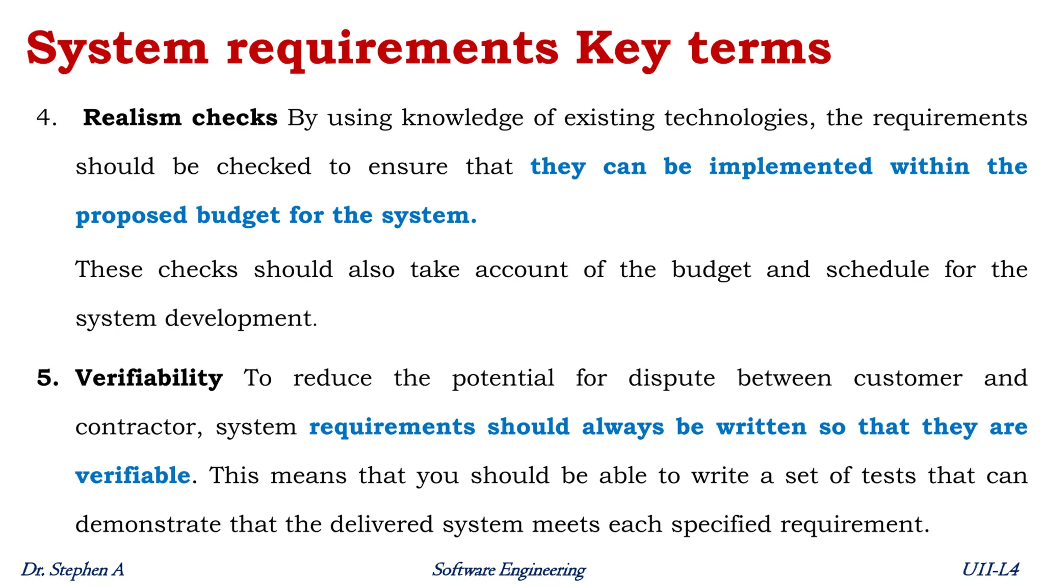 Unit 2 - Lecture 4 - Requirements validation – Requirements management.pdf