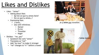 Unit 2 le jour et la date - french i spring 2014 | PPTX