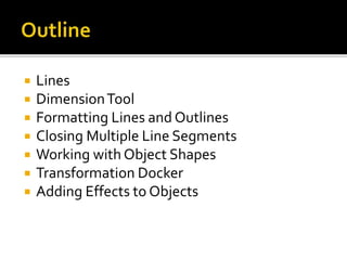 Drawing and Selecting Through Line | PPT