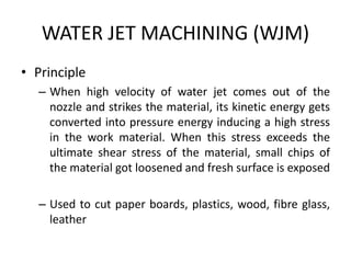 Unit 2 mechanical energy based process | PPTX