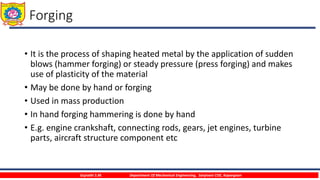 Unit 2 metal forming process | PDF