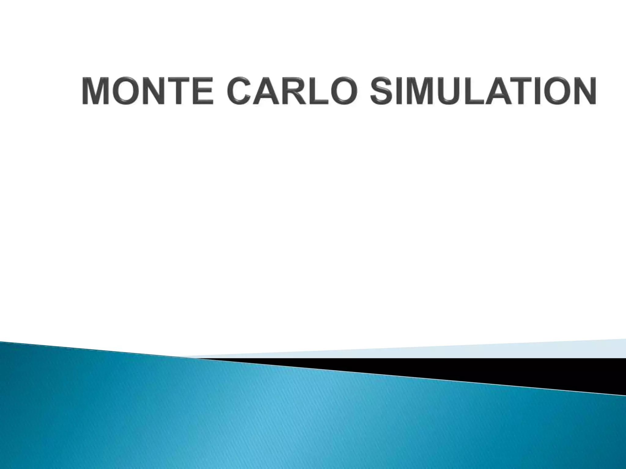Unit 2 Monte Carlo Simulation Pptx Physics Science