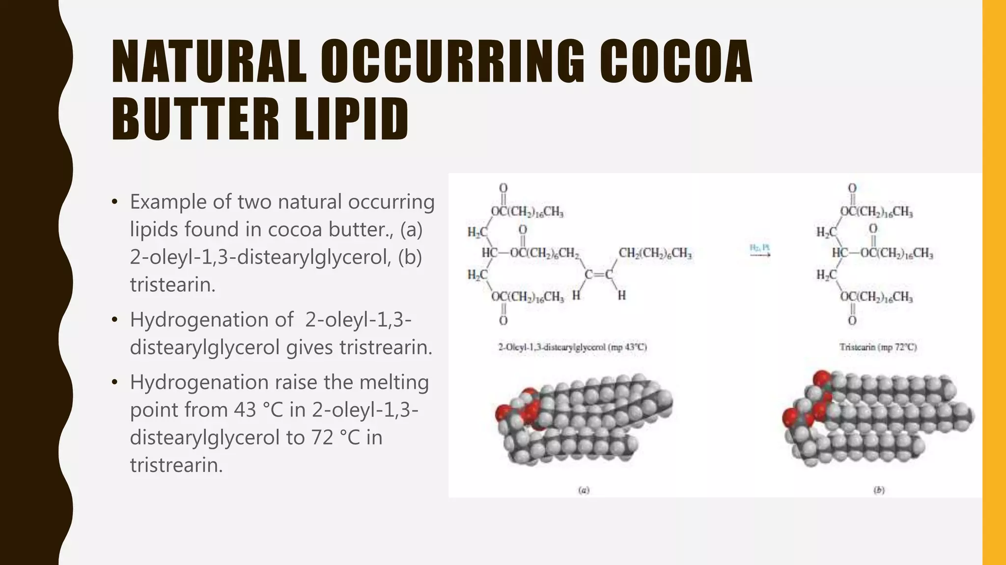 Chemical and Physical properties of Oil and Fat (Unit 2) | PPTX