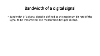 UNIT 2- UNDERSTANDING DIGITAL SIGNALS PART 2 | PPTX