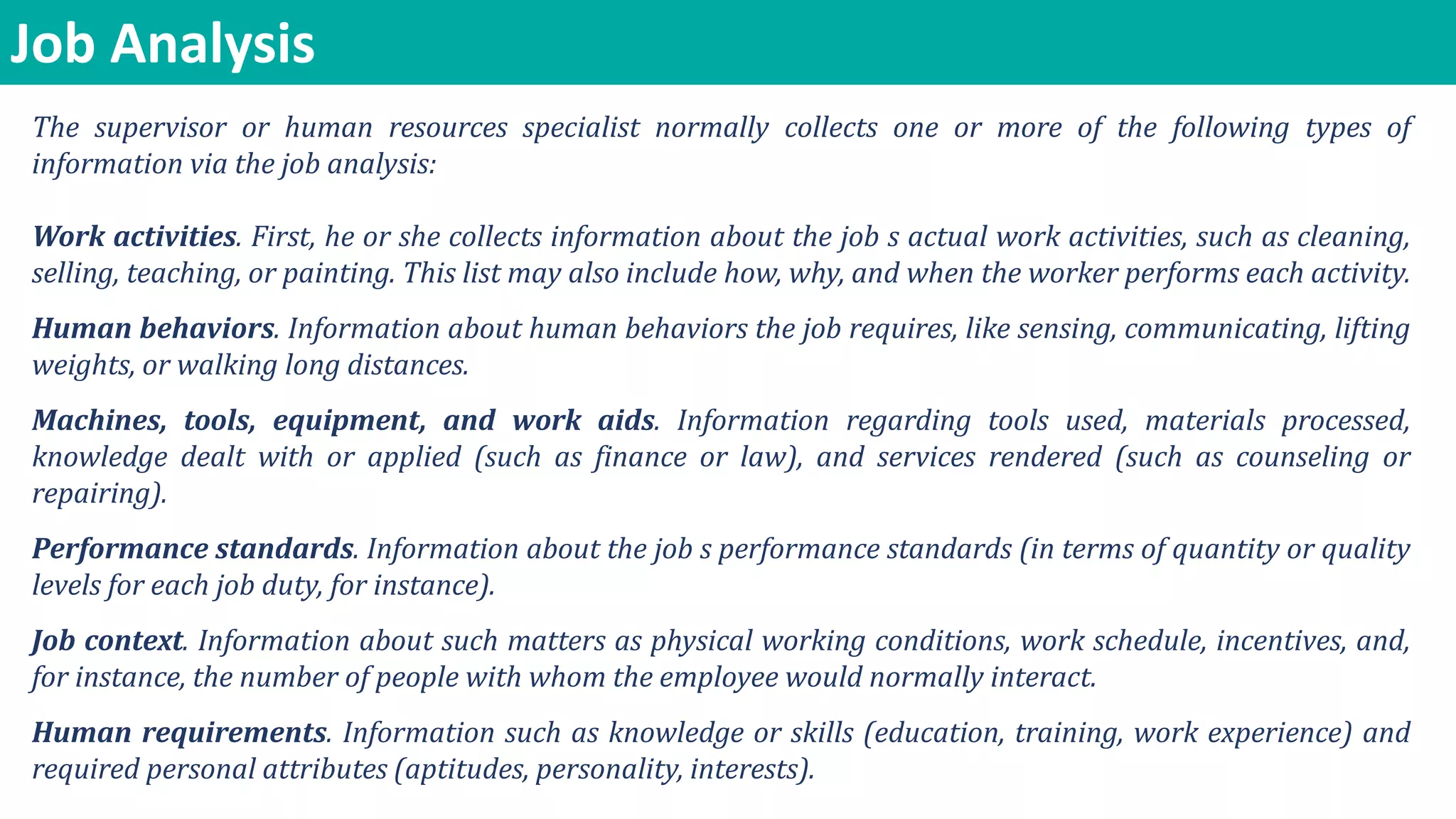 Job Analysis and Recruitment and Selection | PDF