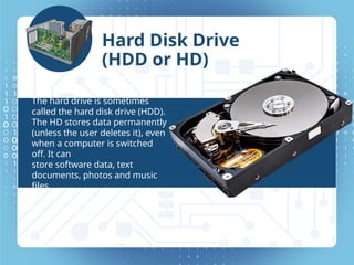 UNIT 2 - PARTS OF A COMPUTER (HardwareS) | PPTX