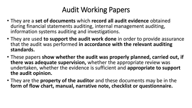 Unit 2 Preparations Before Auditing | PPTX