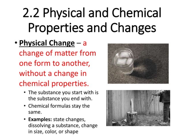 Unit 2 Properties of Matter | PPT