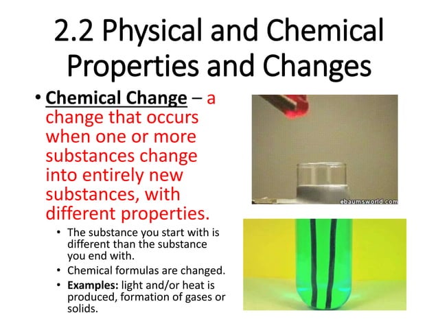 Unit 2 Properties of Matter | PPT