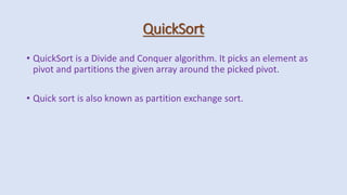 Unit 2 - Quick Sort.pptx