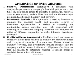Unit 2 - Ratio Analysis - Applications.pptx