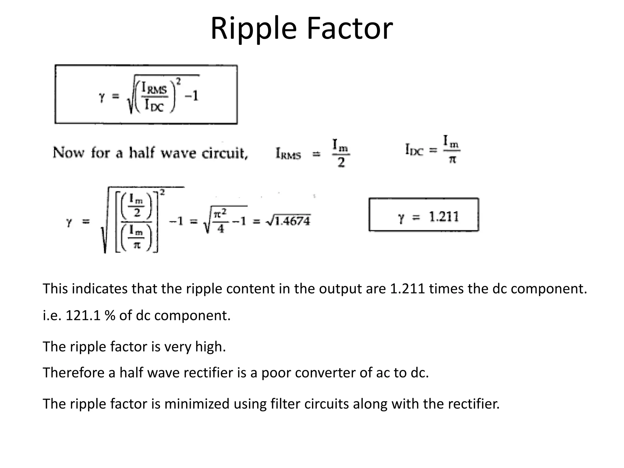 rectifiers | PPTX