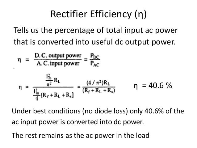 rectifiers