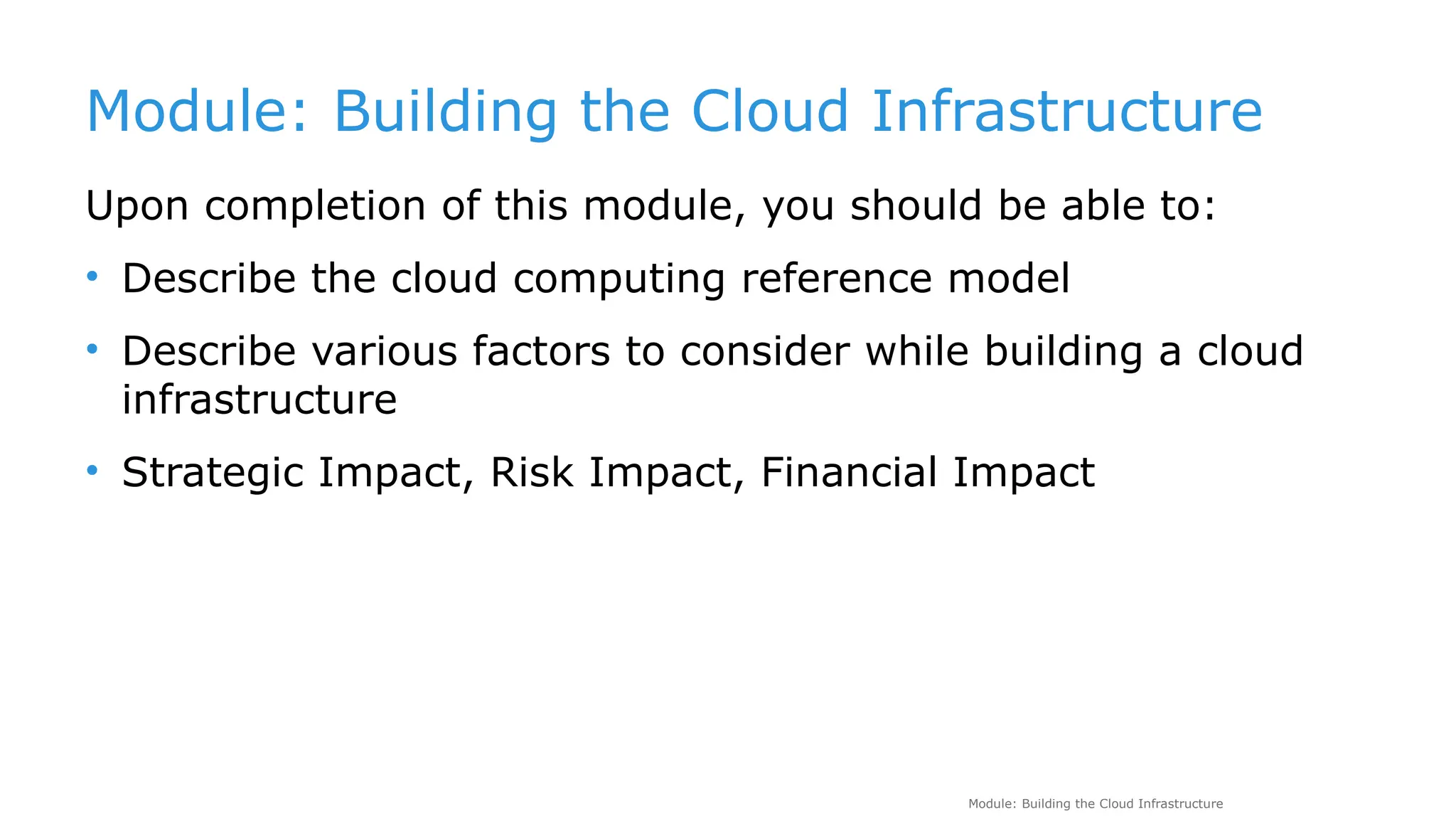 Cloud_Reference_Model contains basics of the infrastructure | PPTX
