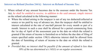 Unit 2 - Refund of Tax.pptx, tax law notes | PPTX