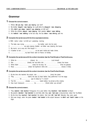 Unit 2. reinforcement | DOCX