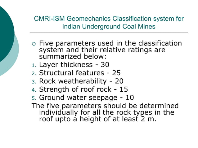 Unit 2 - Rock Mass Classification.ppt | Civil Engineering Industry ...