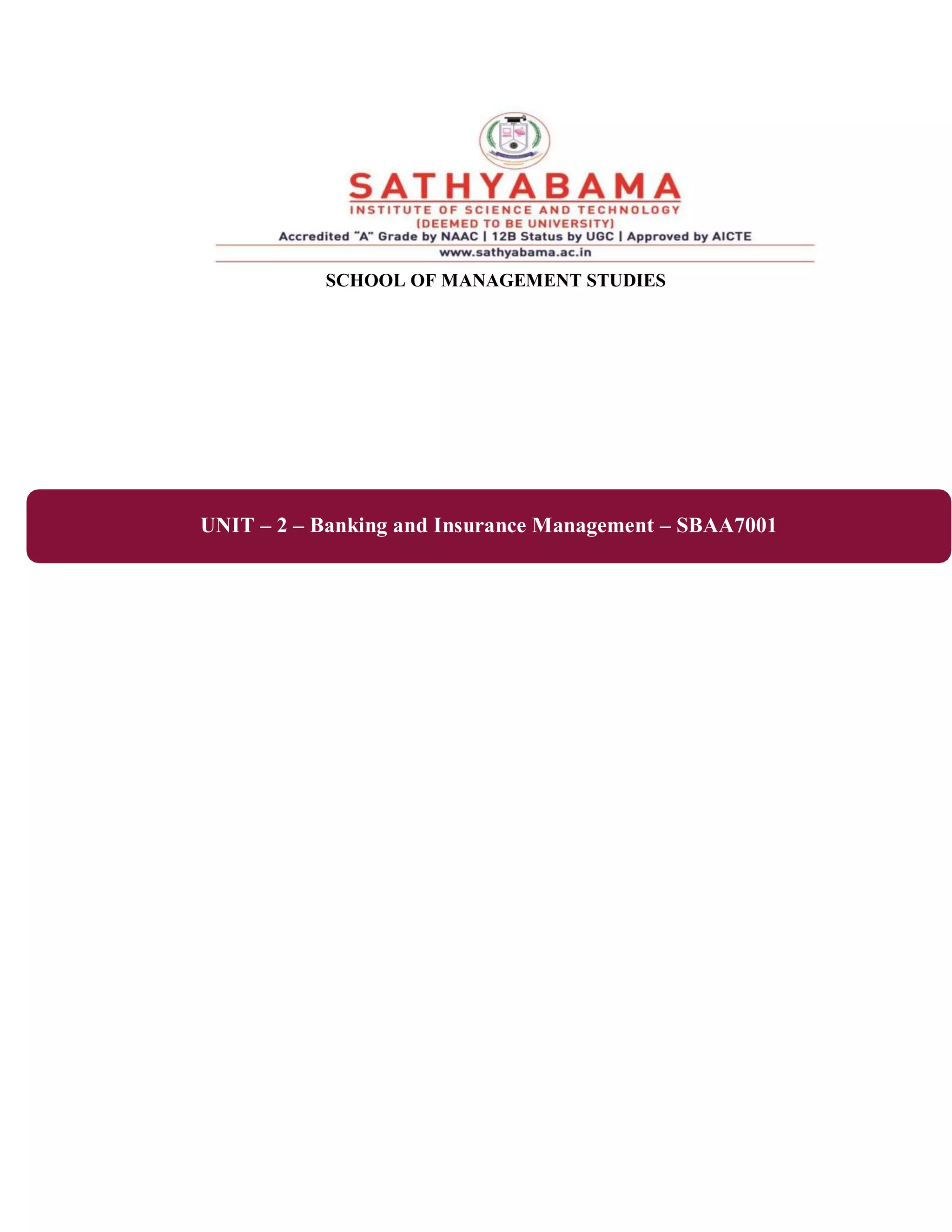 UNIT 2 - SBAA7001 BANKING PRODUCTS AND SERVICES.pdf