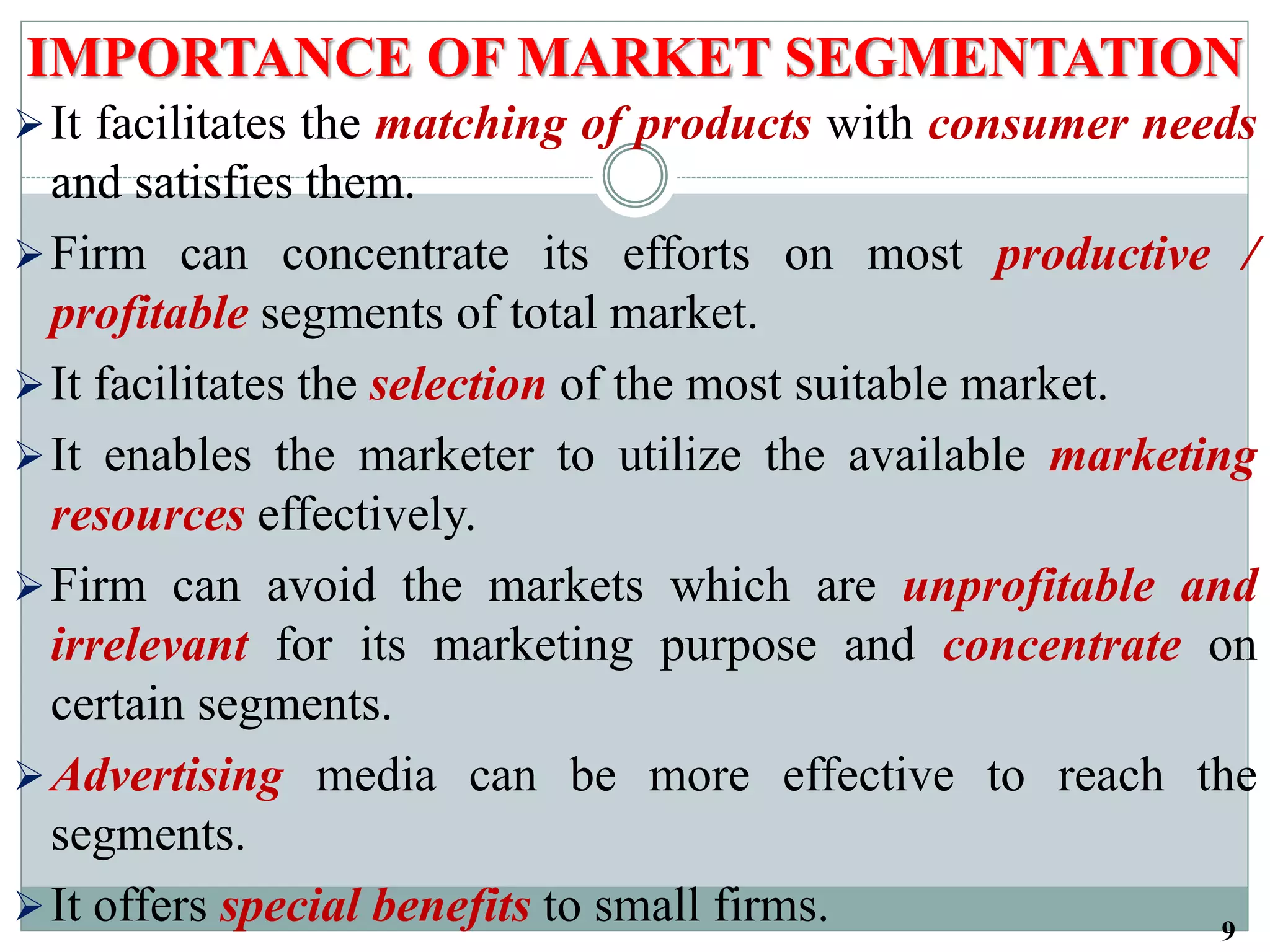 Unit 2 segmentation, targeting & positioning | PPT