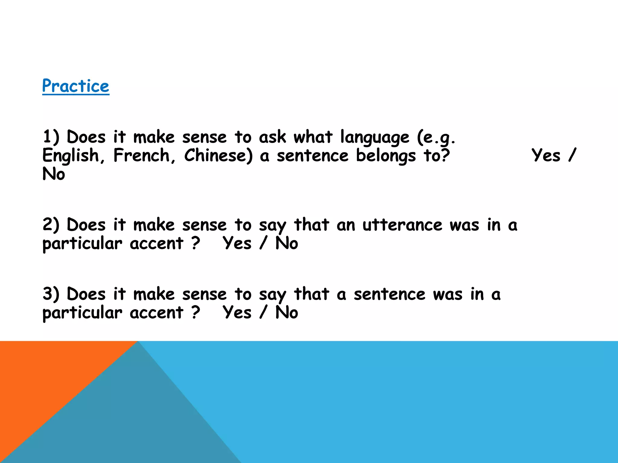 Unit 2: Sentences, Utterances, and Propositions | PPTX