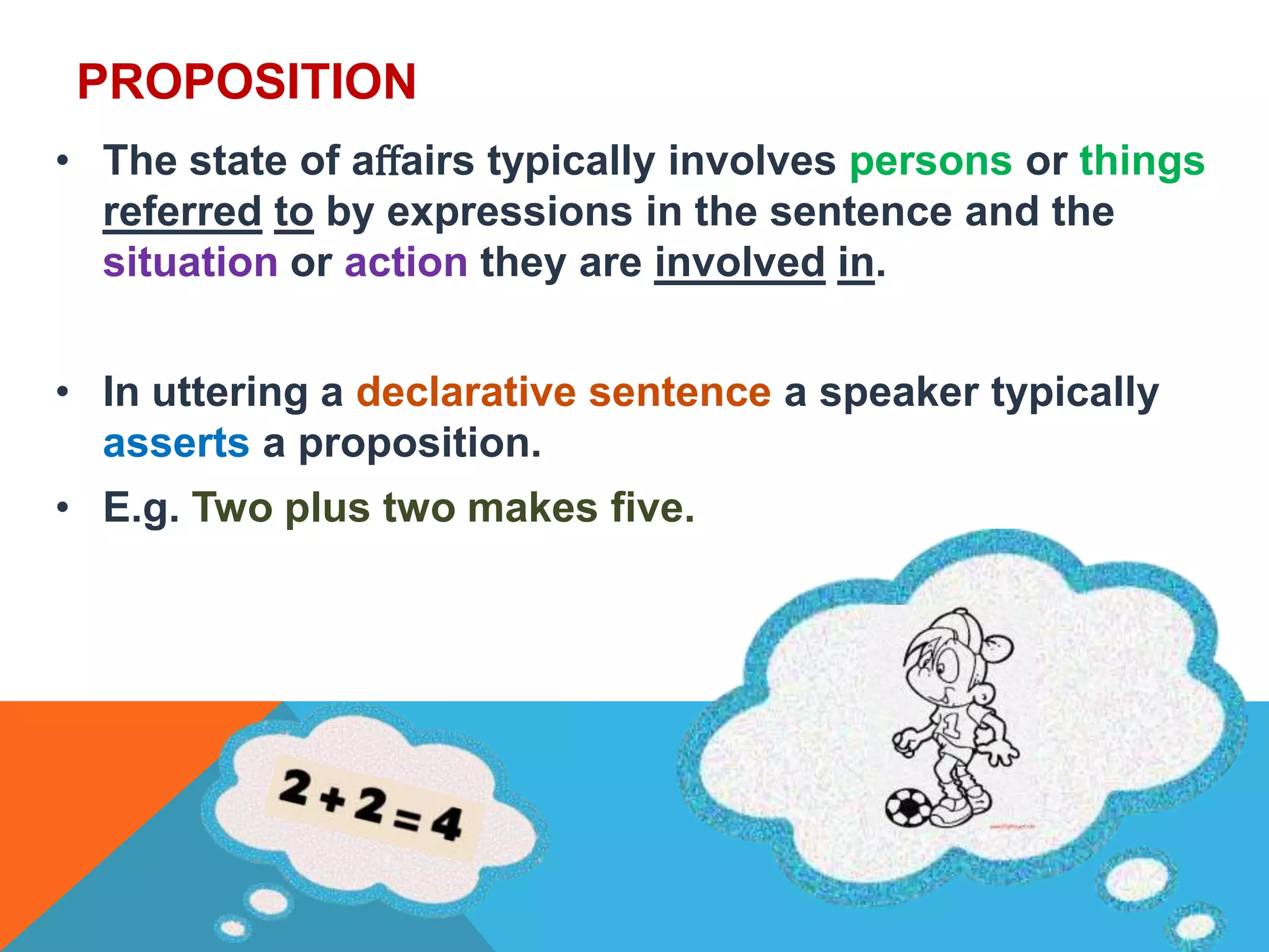 Unit 2: Sentences, Utterances, and Propositions | PPTX