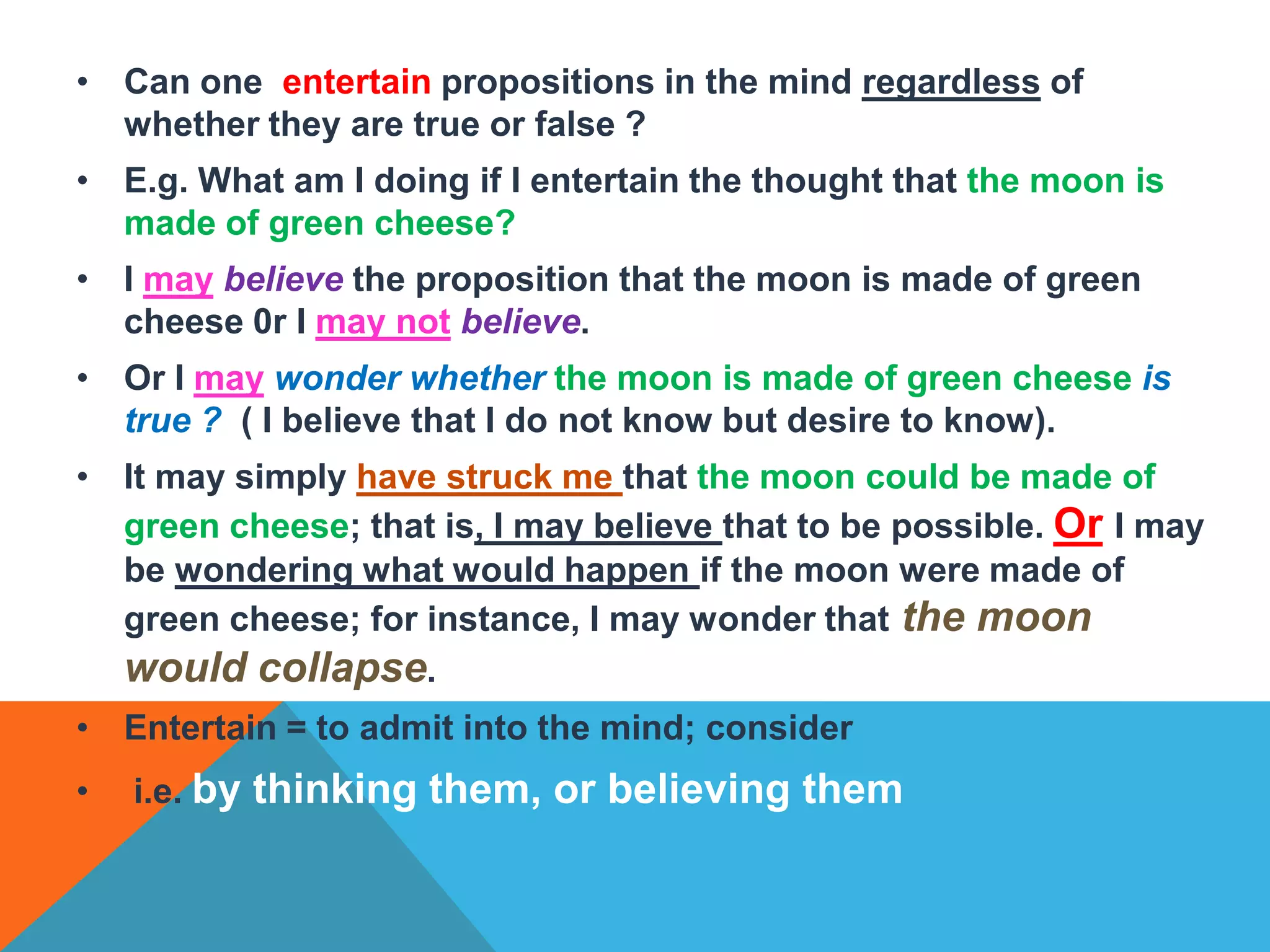 Unit 2: Sentences, Utterances, and Propositions | PPTX