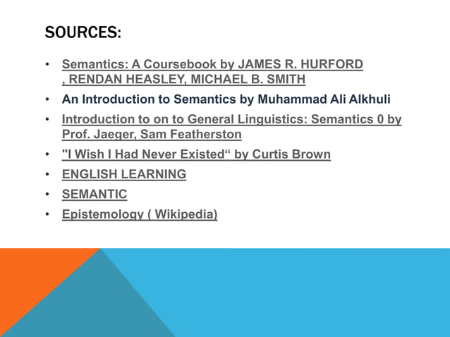 Unit 2: Sentences, Utterances, and Propositions | PPTX