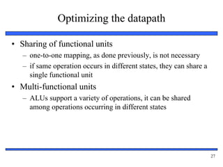 Unit 2 - Single Purpose Processors | PPTX