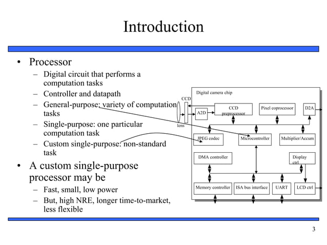 Unit 2 - Single Purpose Processors | PPTX | Computing | Technology & Computing