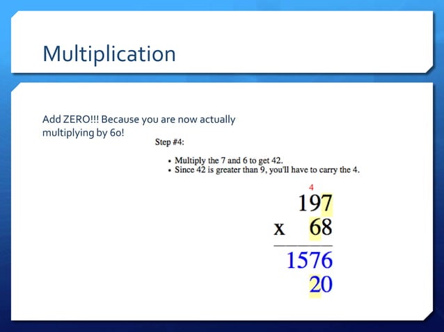 Unit 2 Addition, Subtraction, and Multiplication | PPTX