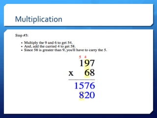 Unit 2 Addition, Subtraction, and Multiplication | PPTX