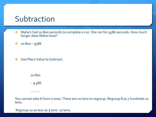 Unit 2 Addition, Subtraction, and Multiplication | PPTX