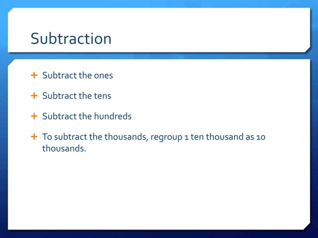 Unit 2 Addition, Subtraction, and Multiplication | PPTX