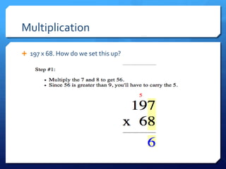 Unit 2 Addition, Subtraction, and Multiplication | PPTX