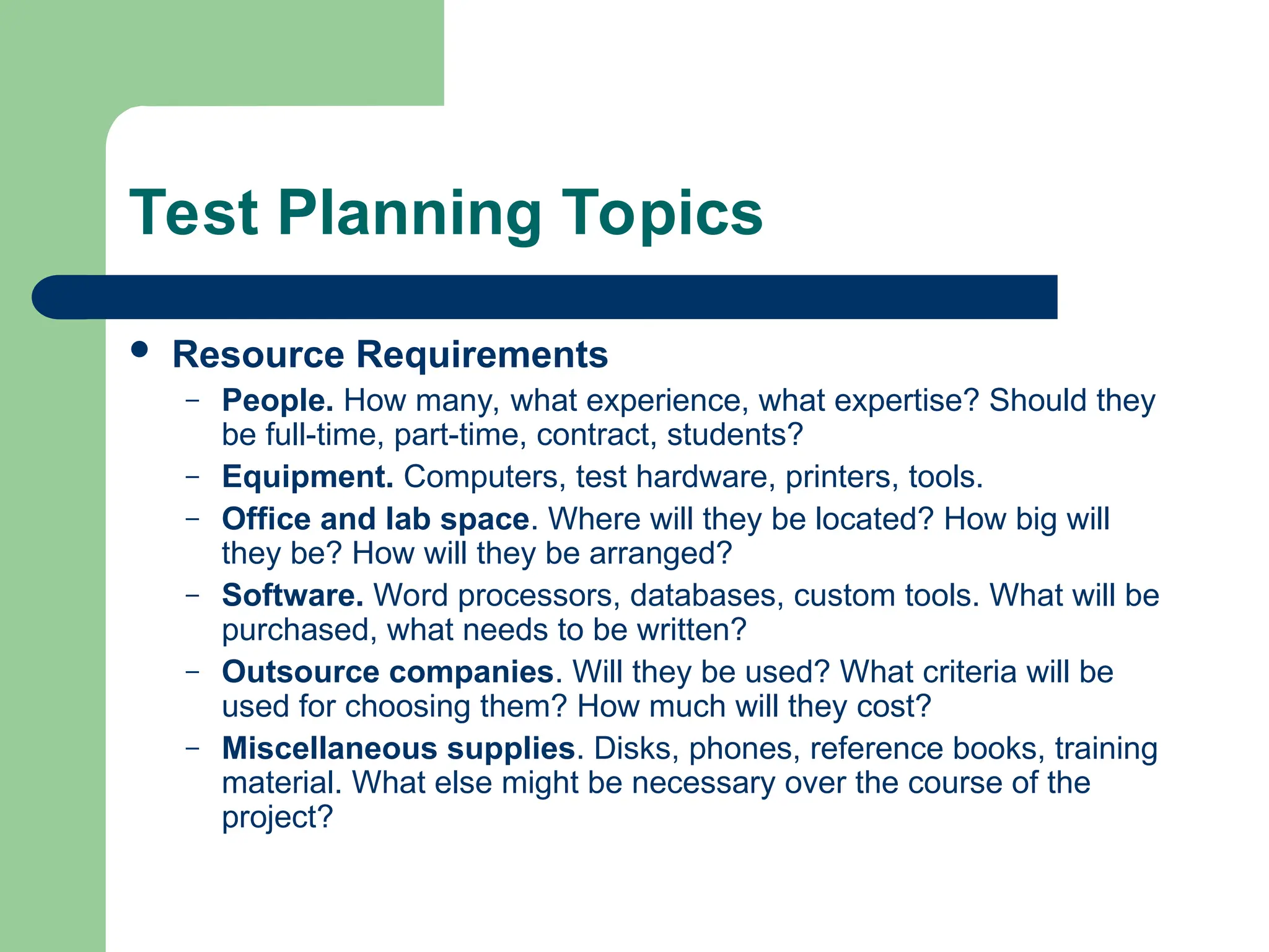 Unit 2 - Testplanning in software testing.ppt