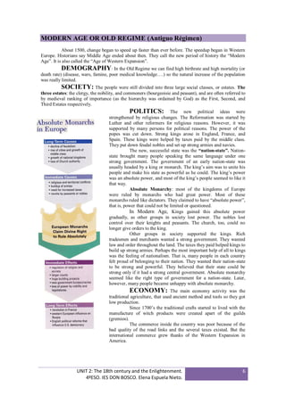 Unit 2. the 18th century and the enlightenment. | PDF