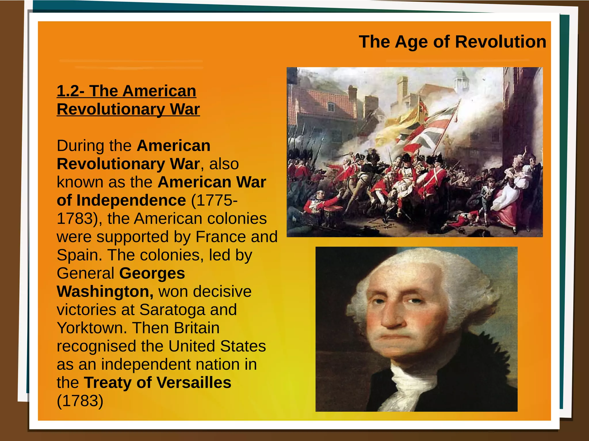 Unit 2-The age of revolution | PDF