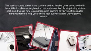 Chapter II - Types of Events - Event Management | PPTX