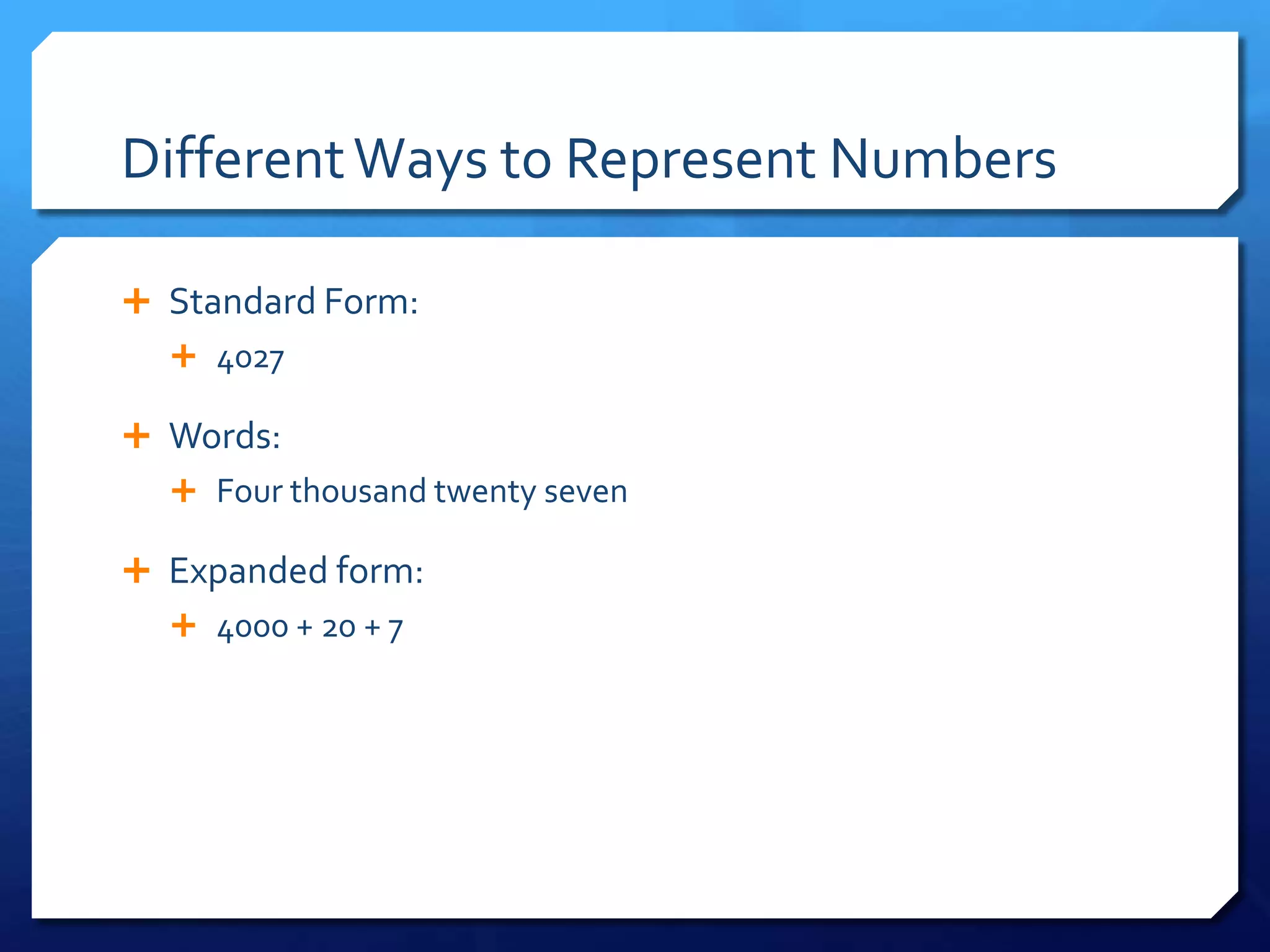 Unit 2 understanding large numbers | PPTX