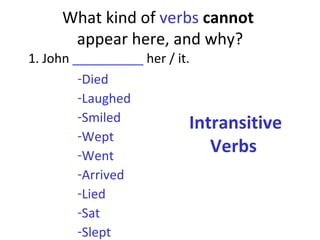 Unit 2 verbs | PPT