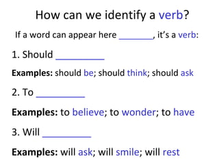 Unit 2 verbs | PPT