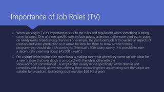 Unit 2 working in the creative media industry v2 | PPT