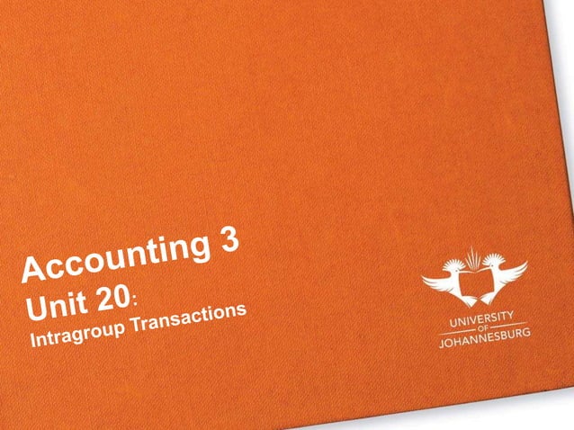 Unit 20 intra-group transactions slides | PPTX | Stocks and Bonds ...