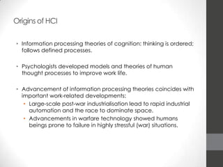 Introduction to HCI (UCC) | PPT