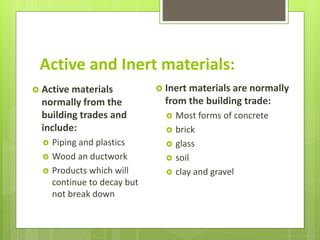 Unit 205 Materials Arising from the Recycling Industry | PPT