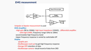 BIOPOTENTIAL MEASUREMENT-ECG, EEG, EMG, PCG | PPTX
