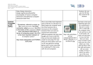 Unit 20 brief 1 task 2_worksheet | PPT