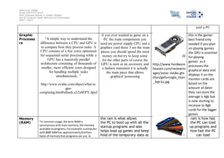 Unit 20 brief 1 task 2_worksheet | PPT
